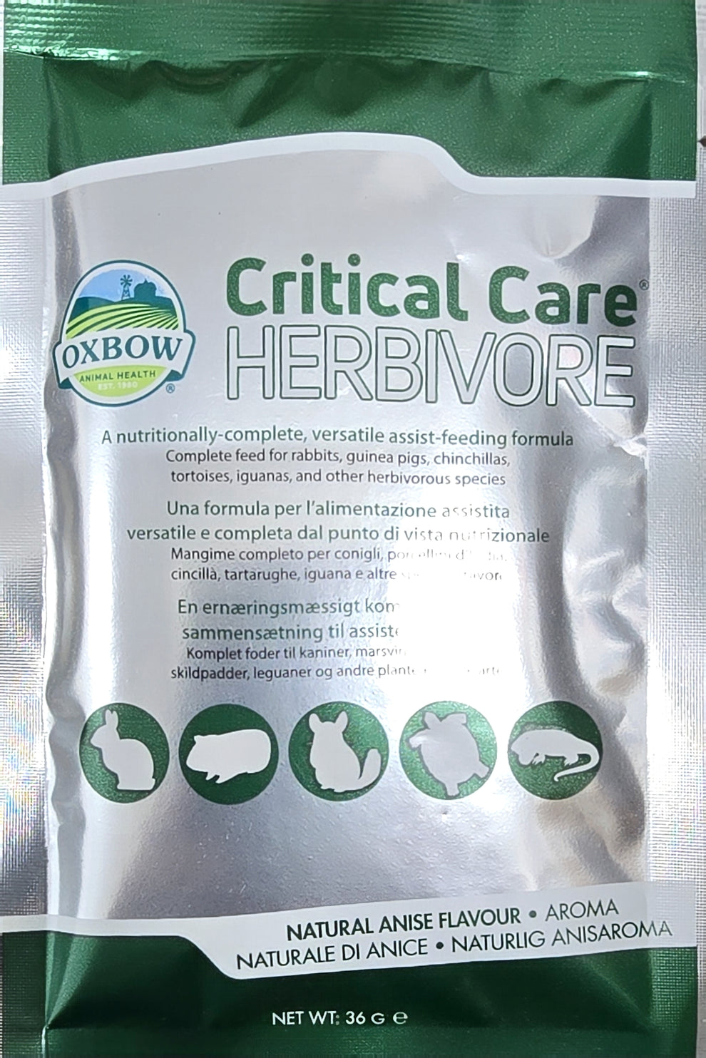 Oxbow Critical Care Herbivore Aniseed – Wild About Bunnies